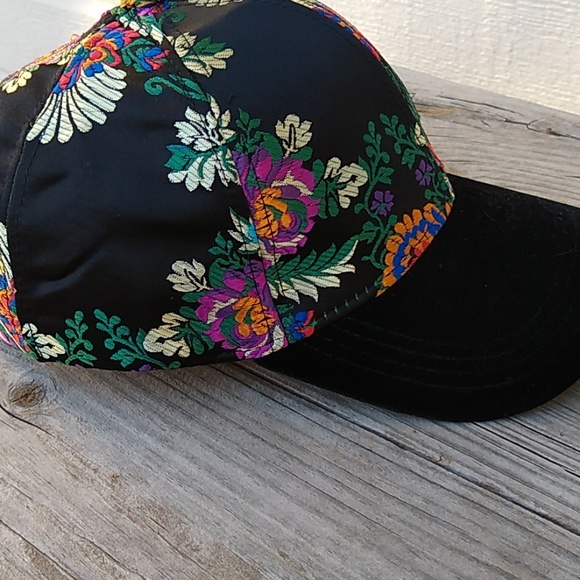 Accessories | Velvet Brocade Cap | Poshmark